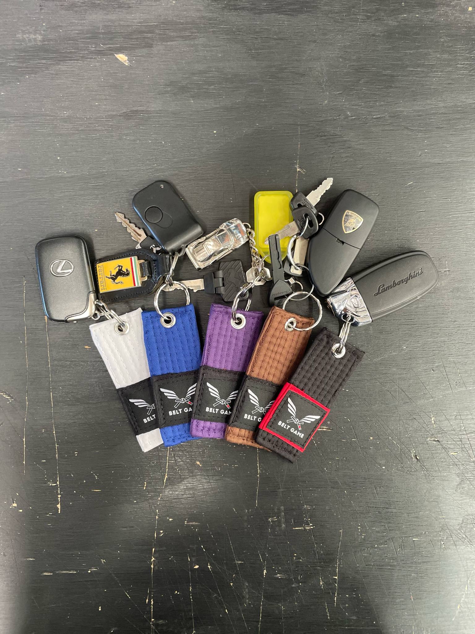 Adult Belt Keychain | Premium Jiu Jitsu Accessory | BeltGame – Belt Game